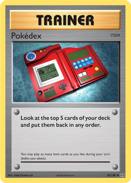 Pokédex XY Evolutions Pokemon Card – Moxie Card Shop