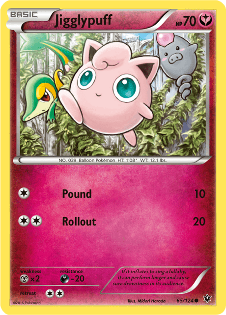 Jigglypuff XY FATES COLLIDE Pokemon Card – Moxie Card Shop