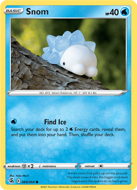 Snom Fusion Strike Pokemon Card – Moxie Card Shop