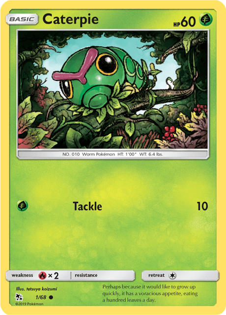 Caterpie Sword & Shield Promo Pokemon Card – Moxie Card Shop