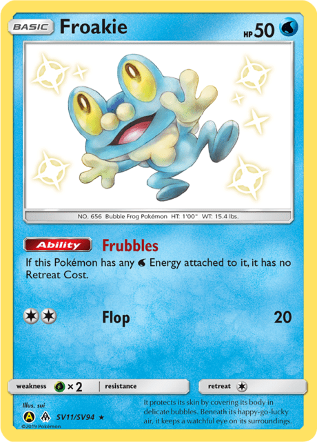 Froakie Sword & Shield Promo Pokemon Card – Moxie Card Shop