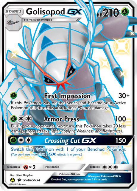 Golisopod-GX Sword & Shield Promo Pokemon Card – Moxie Card Shop