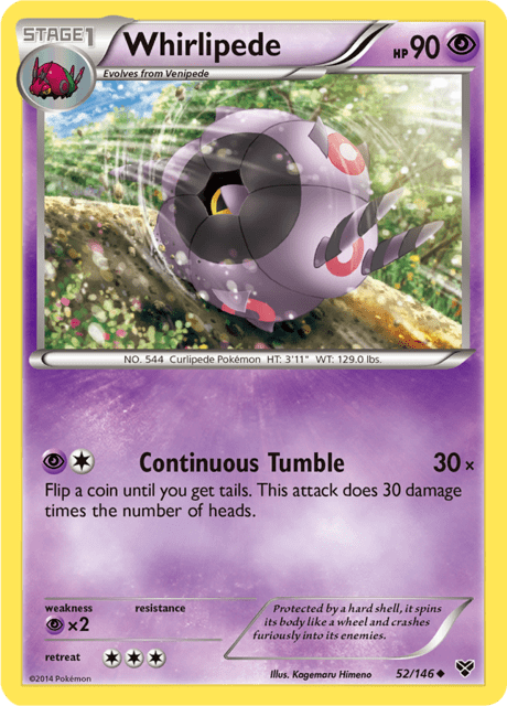 Whirlipede XY Base Set Pokemon Card – Moxie Card Shop